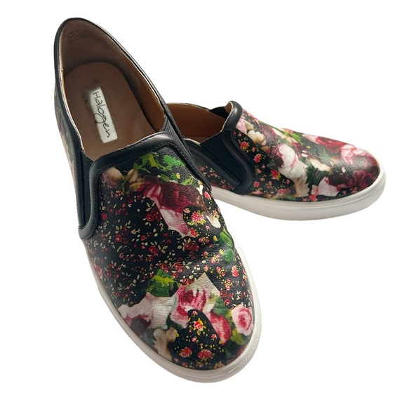 Halogen | Shoes | Halogen Turner Black Pink Floral Leather Loafer ...